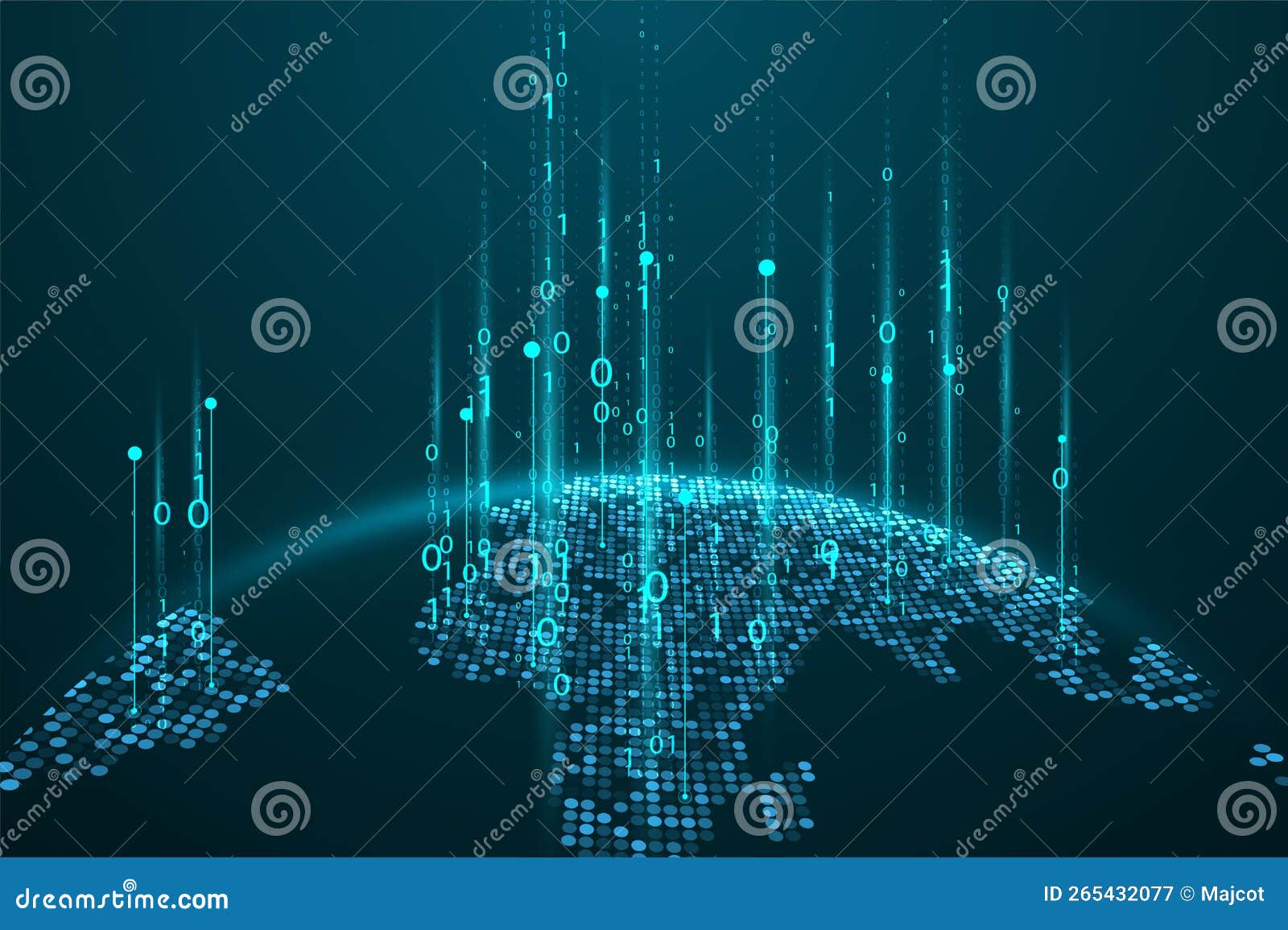 Abstract planet map stock vector. Illustration of abstract - 265432077