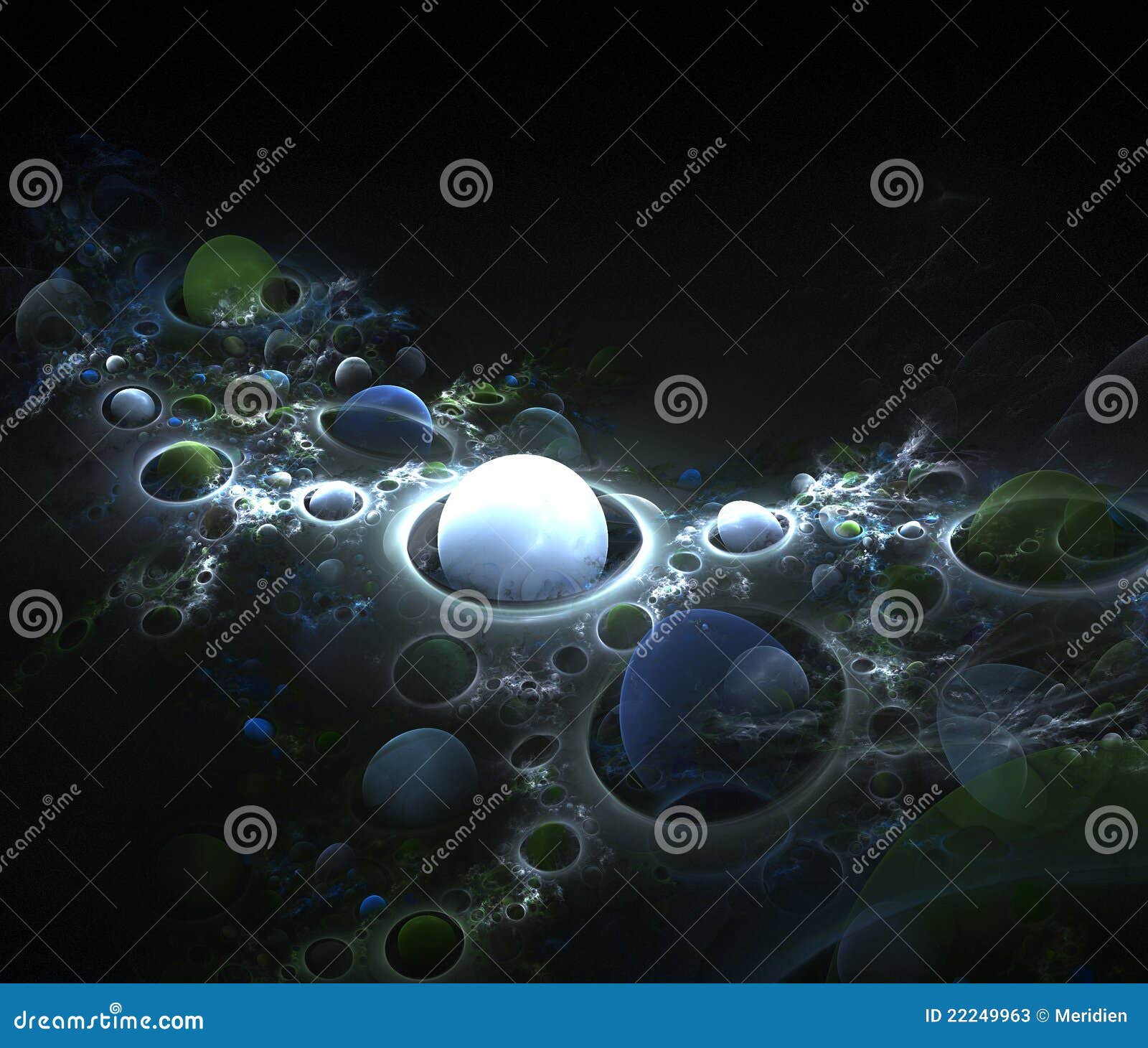 Abstract planets stock illustration. Illustration of astroimage - 22249963