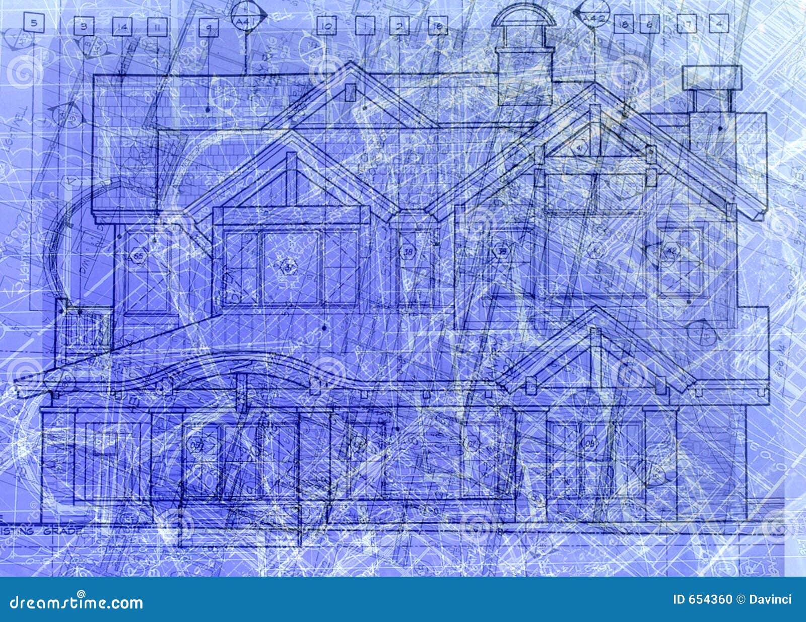 Abstract plans stock photo. Image of house, background - 654360