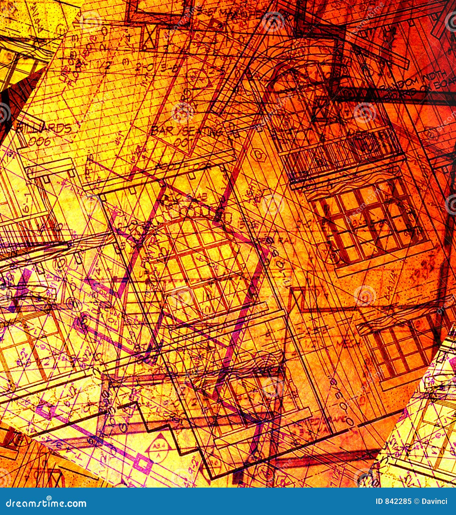 Abstract plans stock image. Image of dimensions, futuristic - 842285