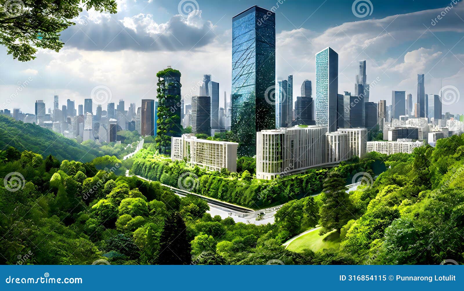 Plant Based Sentient Cityscape Artificial Intelligence on Digital Art ...