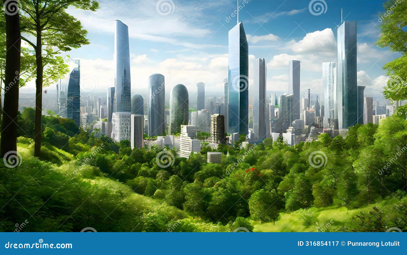 Plant Based Sentient Cityscape Artificial Intelligence on Digital Art ...