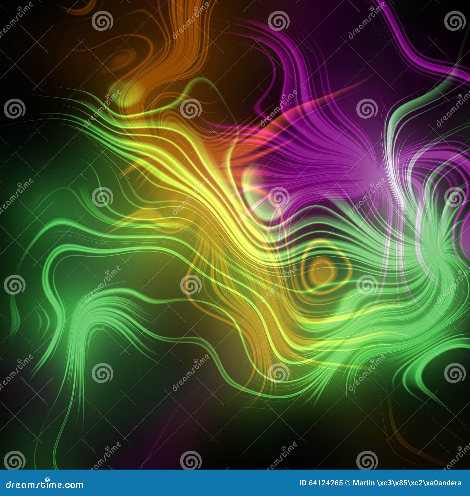 Abstract Plasma Discharge As a Background. Psychedelic Color Image ...