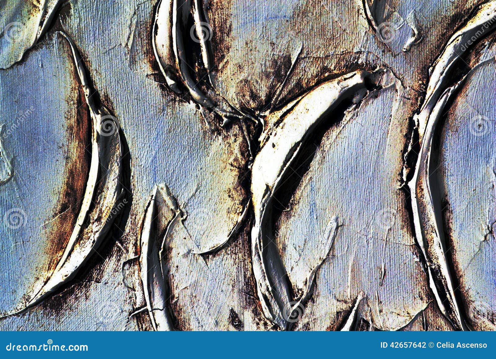 Abstract Plaster Texture Wall Painting Stock Photo - Image of decor ...