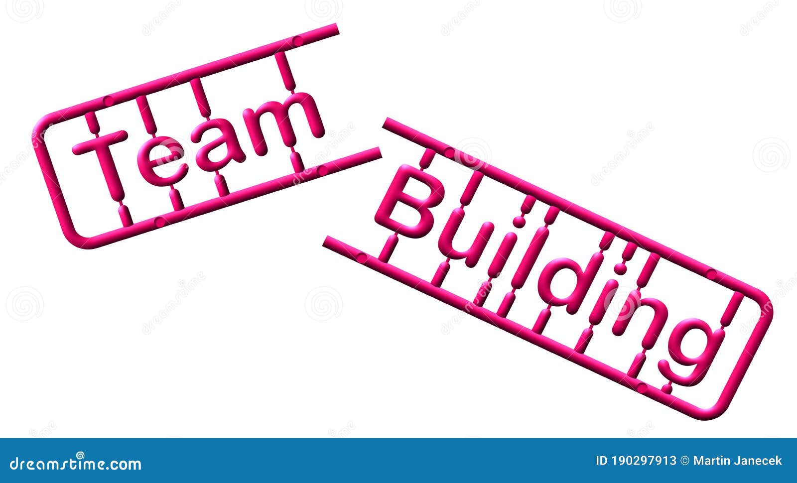 Abstract Plastic Kit, Text Team Building Stock Illustration ...