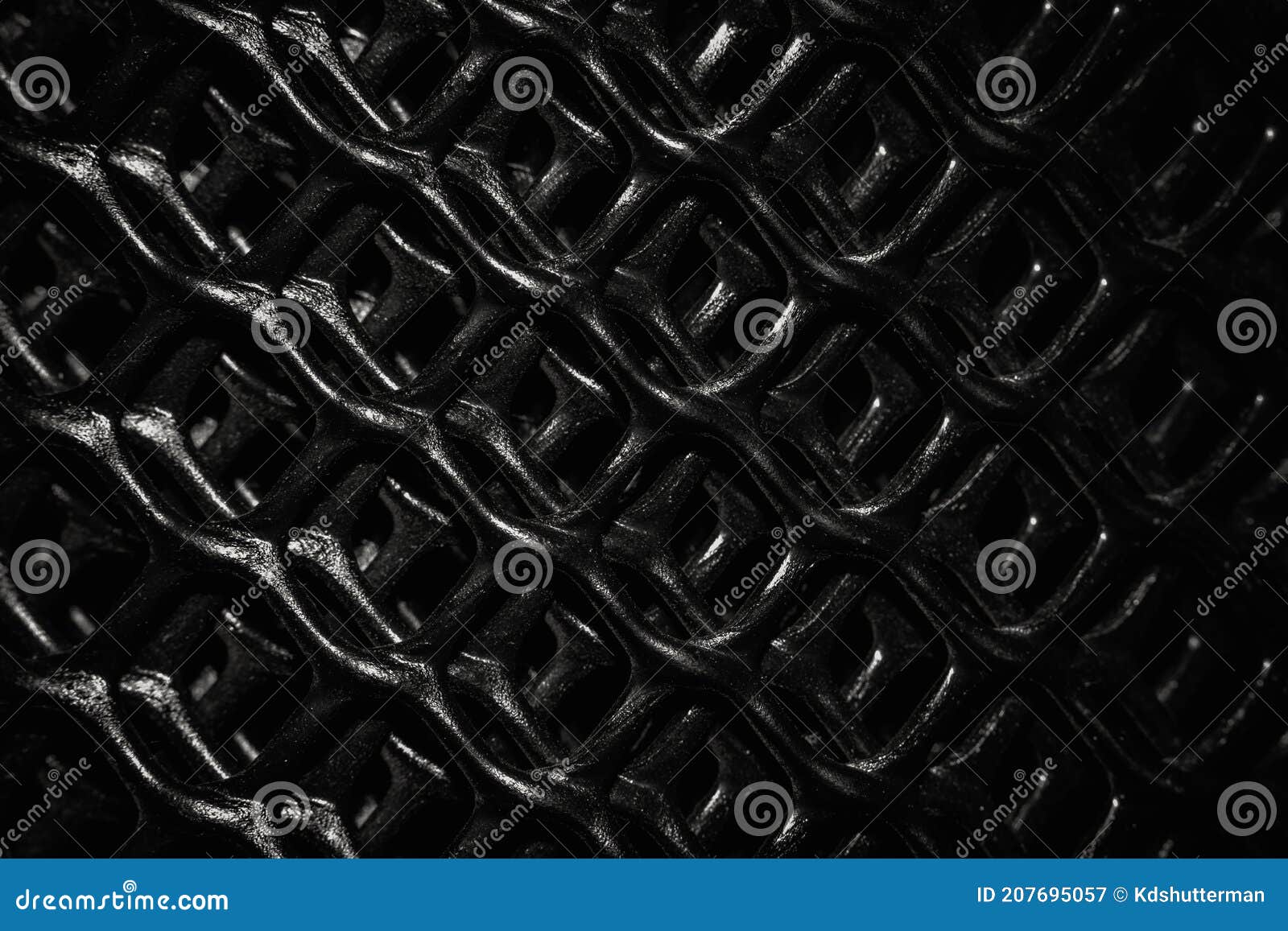 Abstract Plastic Net Texture for Black Color Background Stock Image ...
