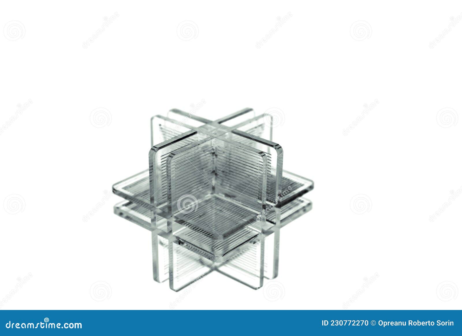 Abstract plastic shape stock photo. Image of isolated - 230772270