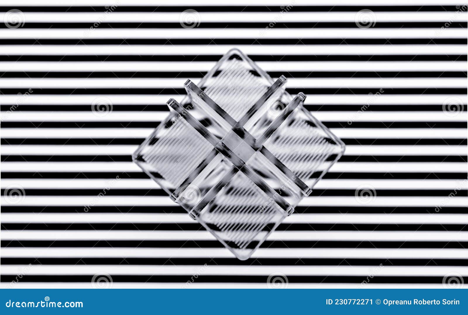 Abstract Plastic Shape on White Stripes Stock Image - Image of pink ...