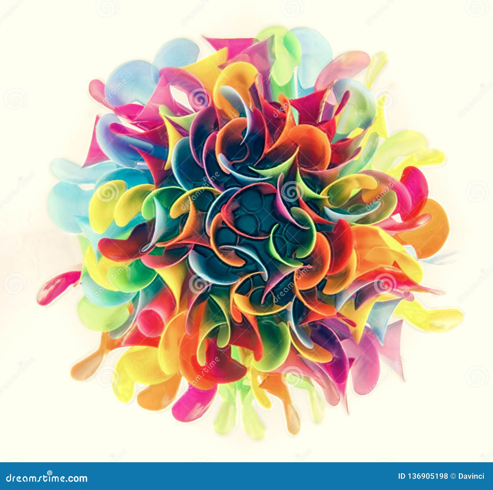 Abstract Plastic Straws Bright Color Stock Photo - Image of texture ...