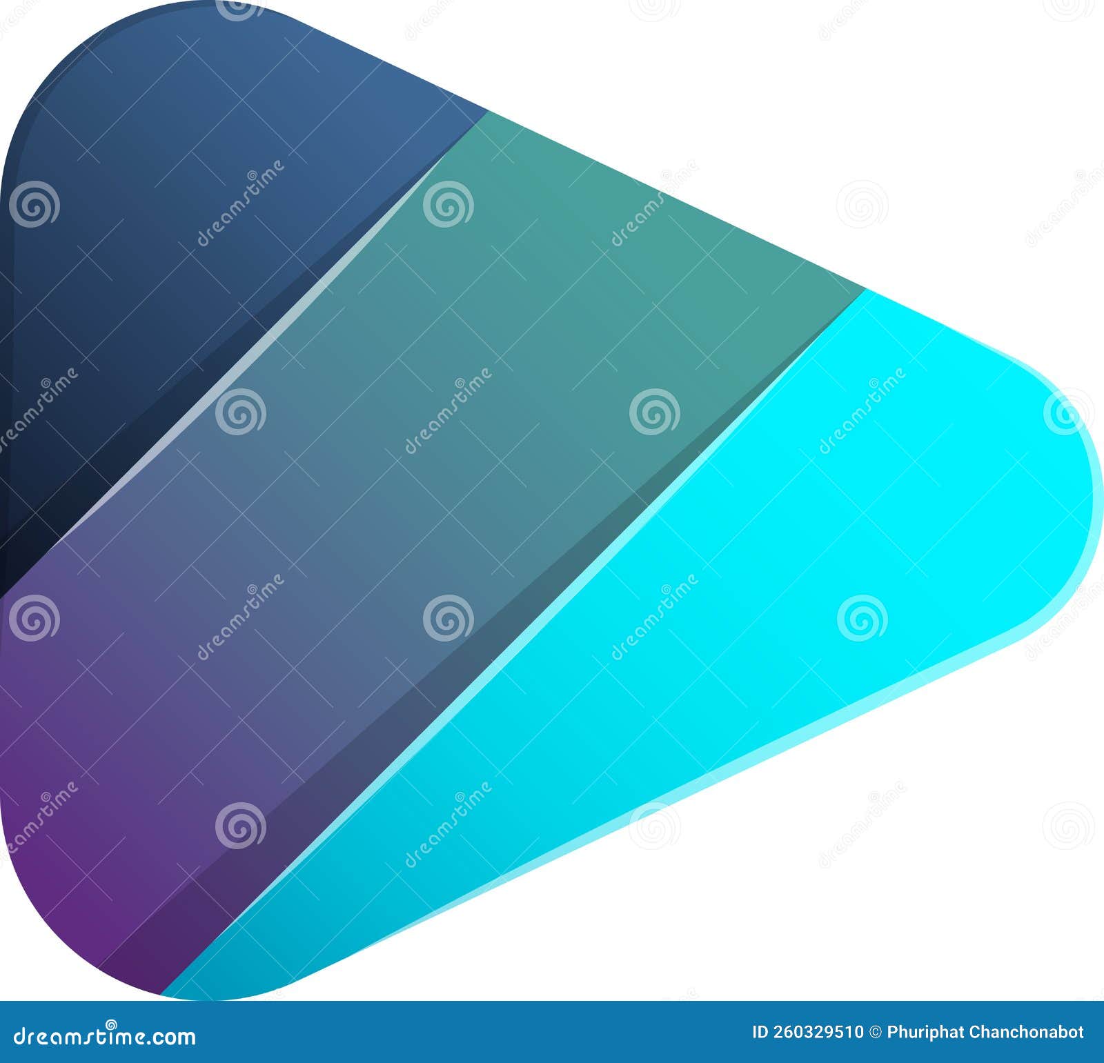 Abstract Play Button Logo Illustration in Trendy and Minimal Style ...