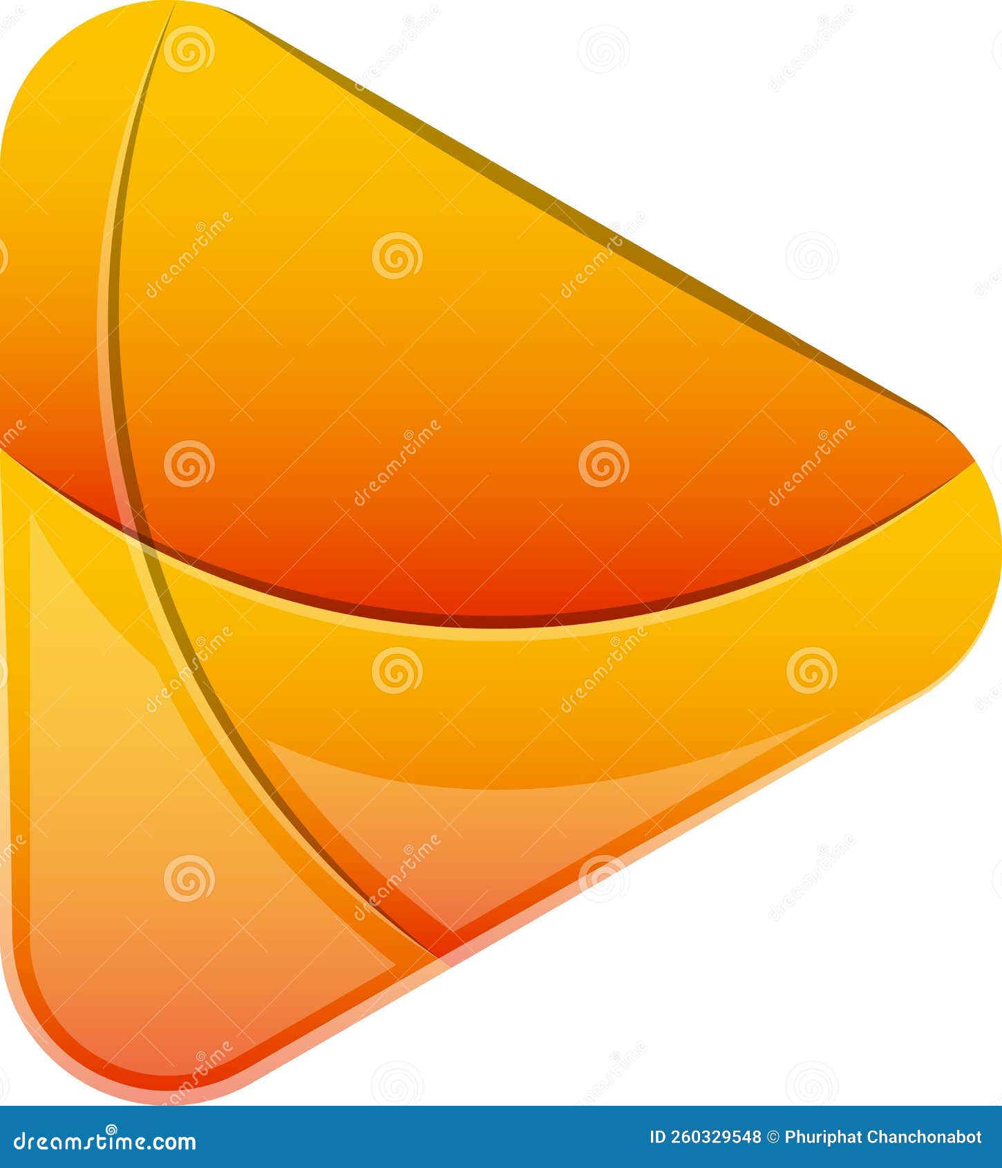 Abstract Play Button Logo Illustration in Trendy and Minimal Style ...