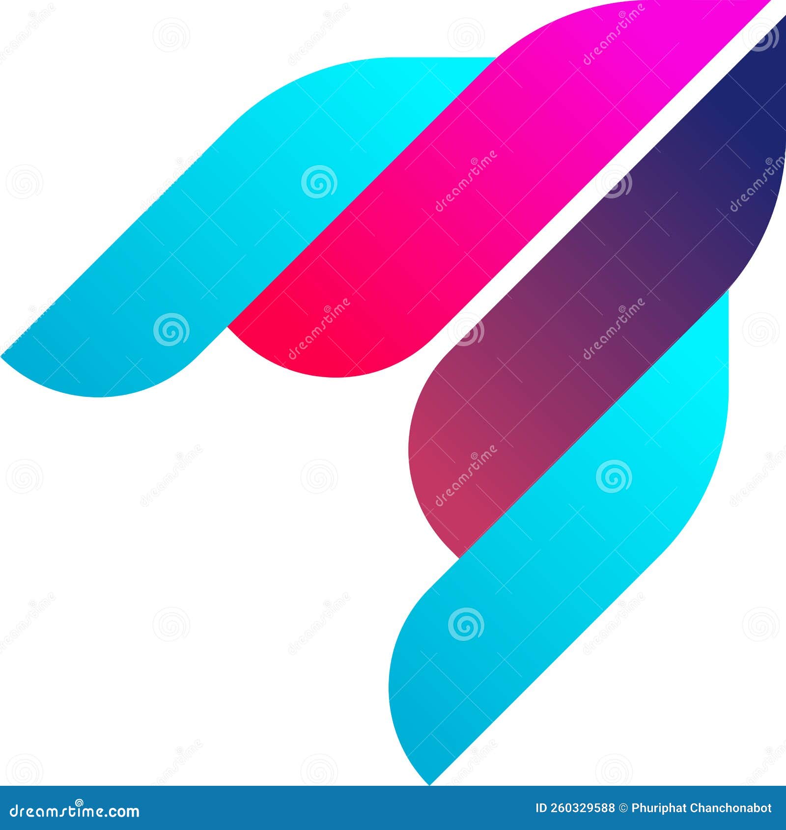 Abstract Play Button Logo Illustration in Trendy and Minimal Style ...