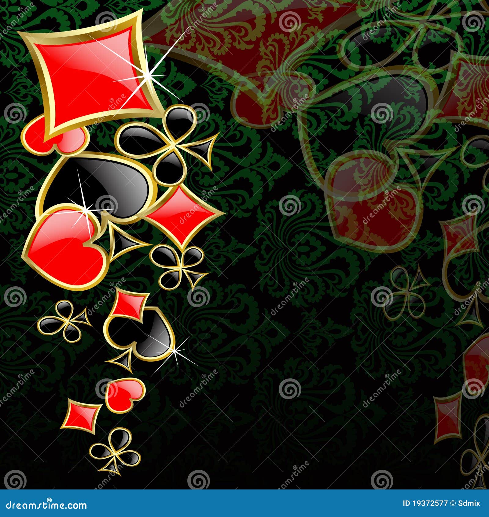 The Abstract Play Card Background Stock Vector - Illustration of joker ...