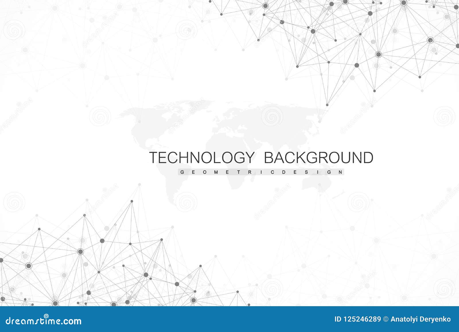 Abstract Plexus Background With Connected Lines And Dots Plexus