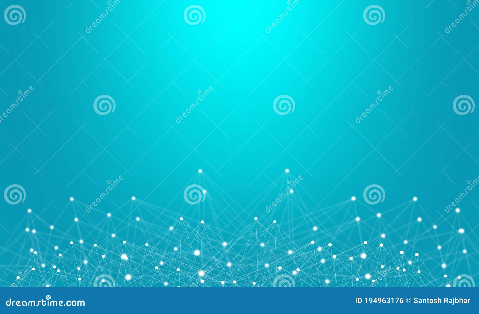 Abstract Plexus Background With Connecting Dots And Lines Wave Flow Plexus Geometric Effect