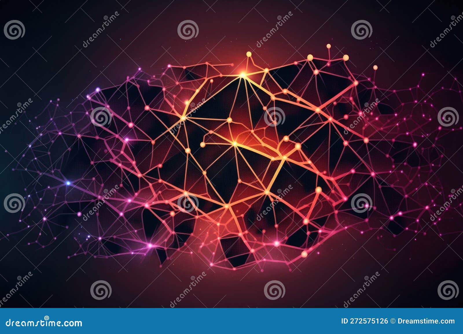 Abstract Plexus Background. Hi Tech Digital Background Stock ...