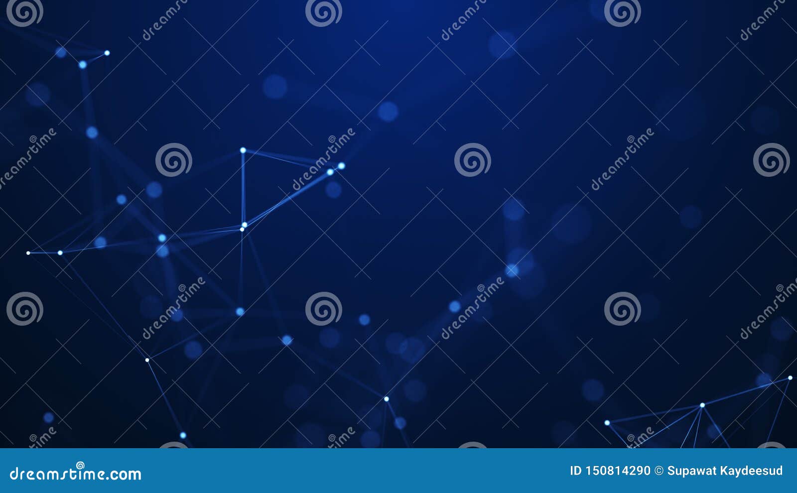 Abstract Plexus Geometrical Shapes. Connection Concept. Digital ...