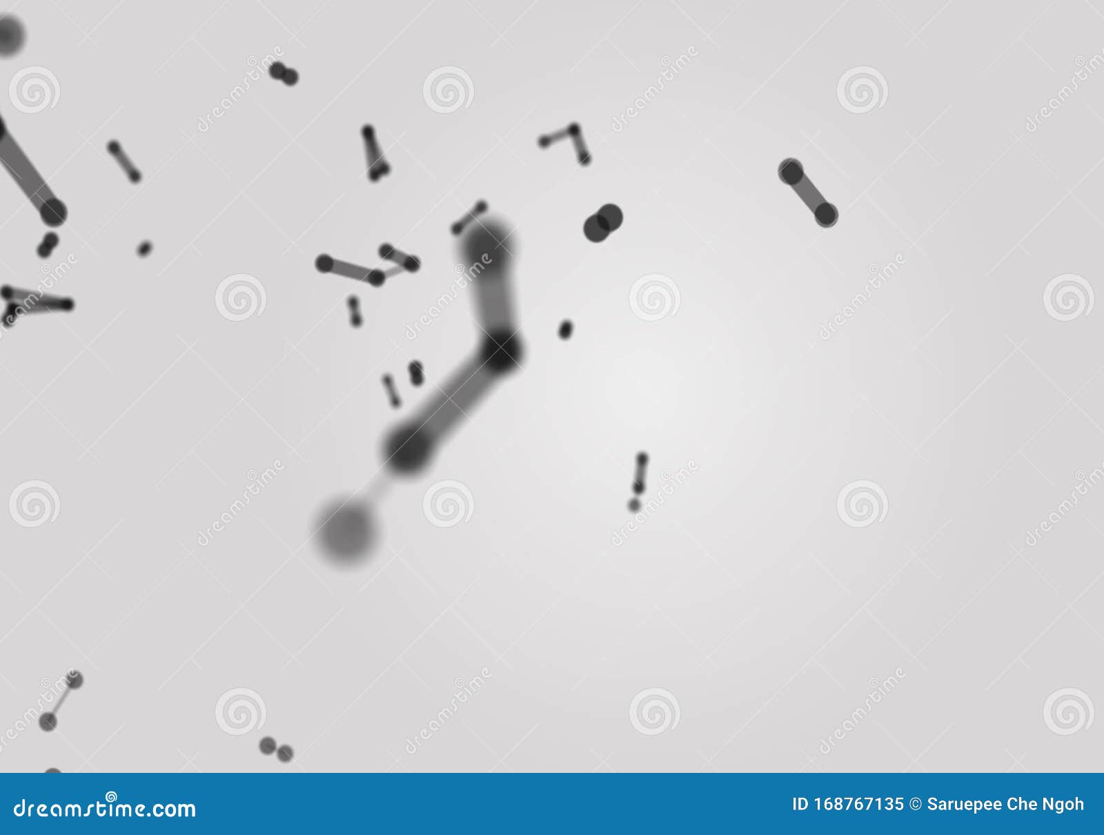 Abstract Plexus Network Connection Systems with Dots and Connecting Lines. 3D Rendering Stock ...