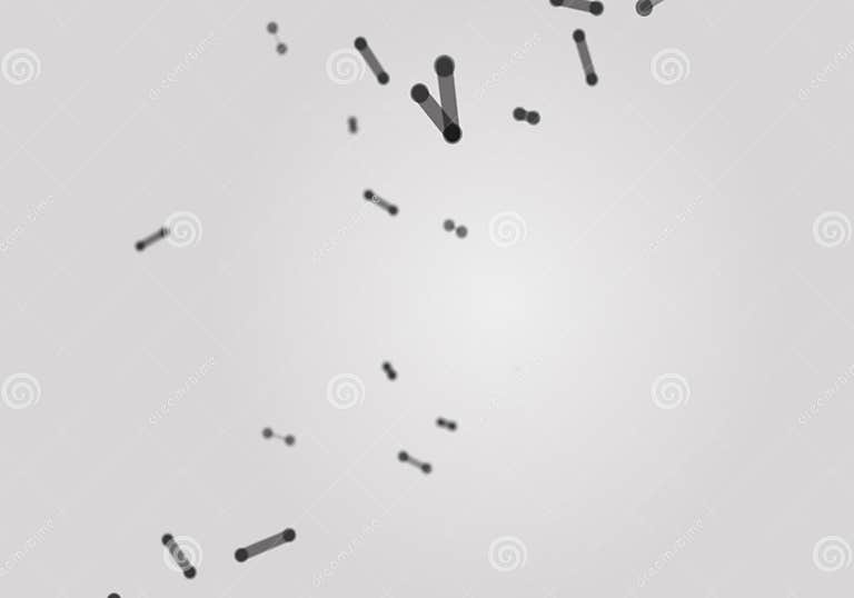 Abstract Plexus Network Connection Systems with Dots and Connecting Lines. 3D Rendering Stock ...