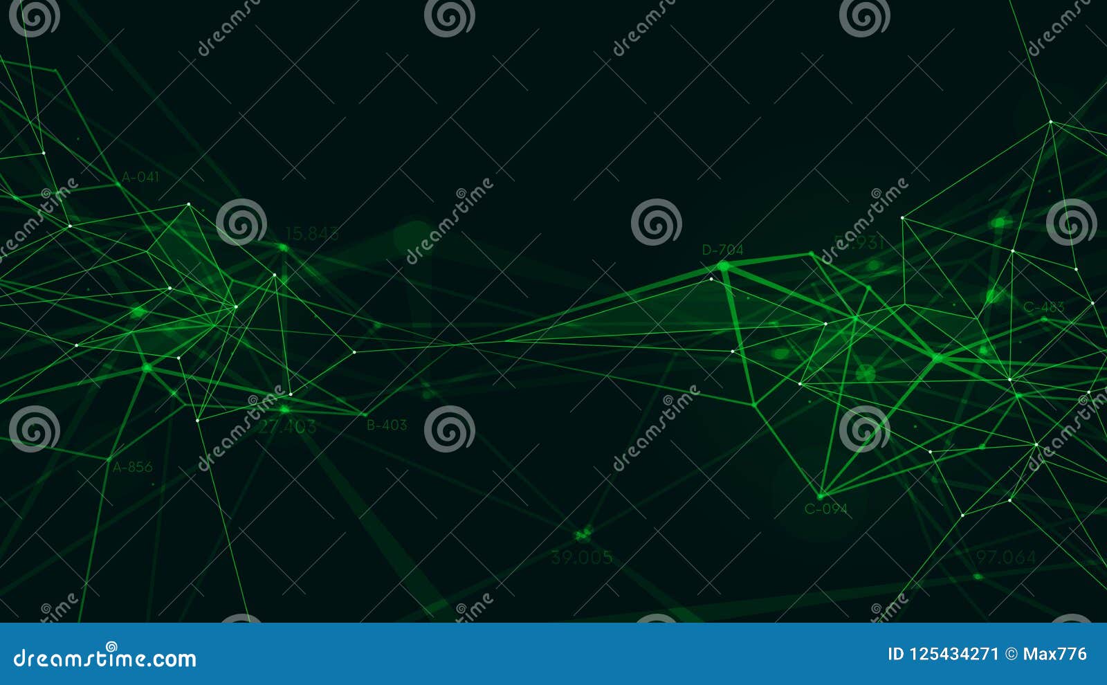 Abstract Plexus Structure Connection Concept Futuristic Technological