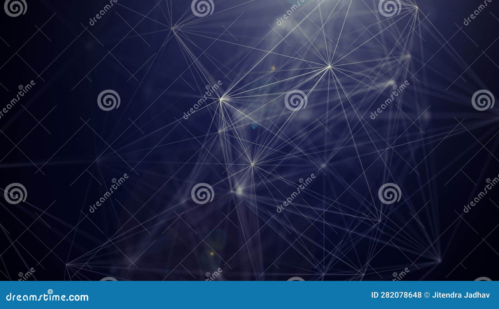 Abstract Plexus Technology Background 3D Illustration Stock ...