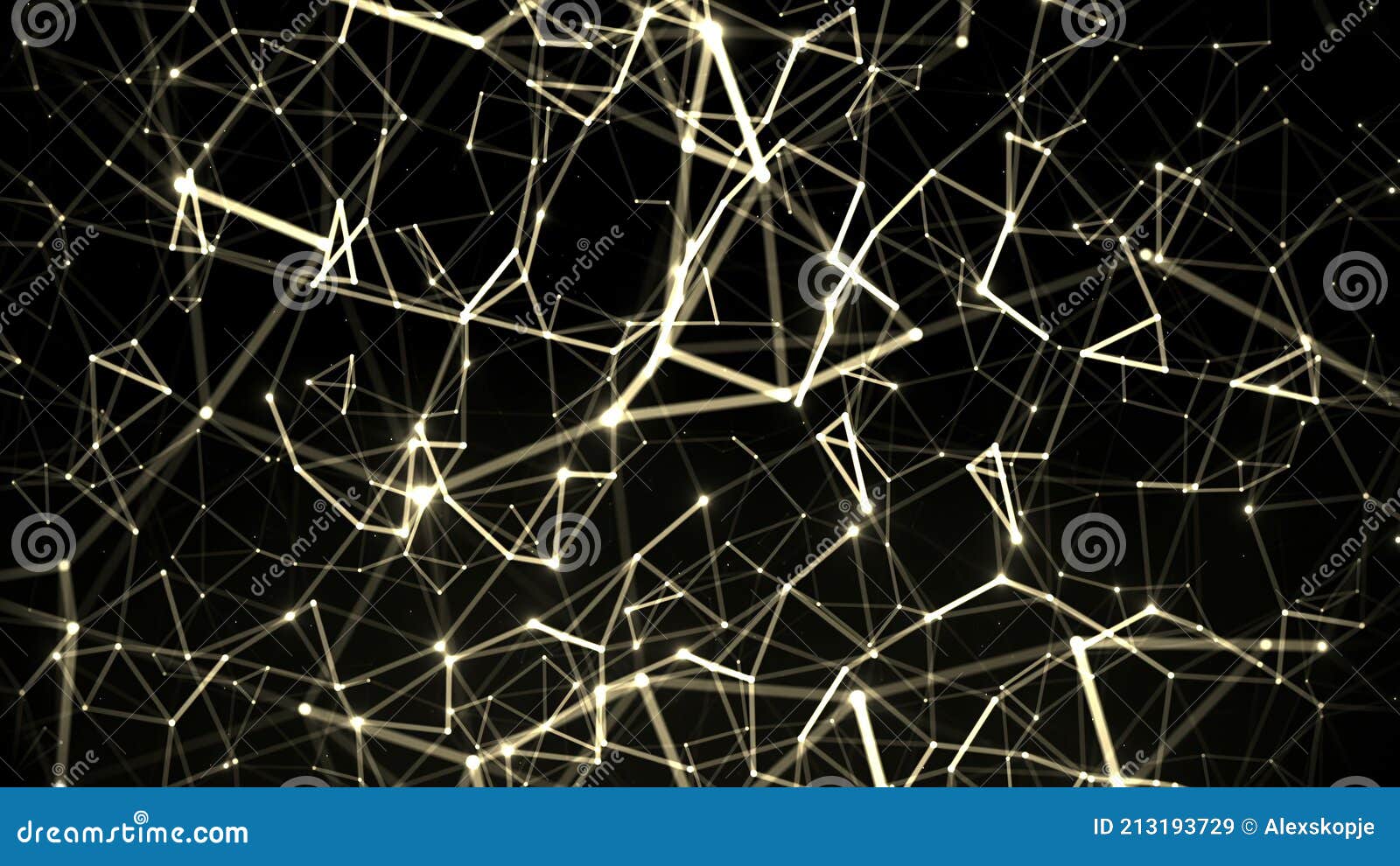 Abstract Plexus Technology Science and Engineering 3d Illustration ...