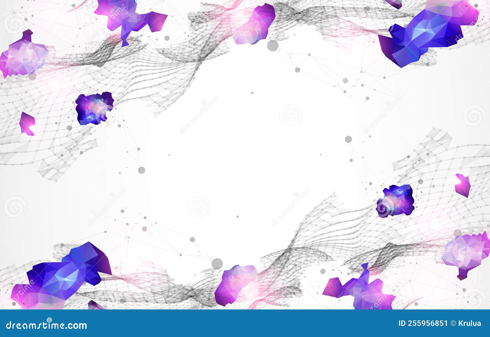 Abstract Plexus Vector. Glowing Particles Dynamic Flow Stock Vector ...