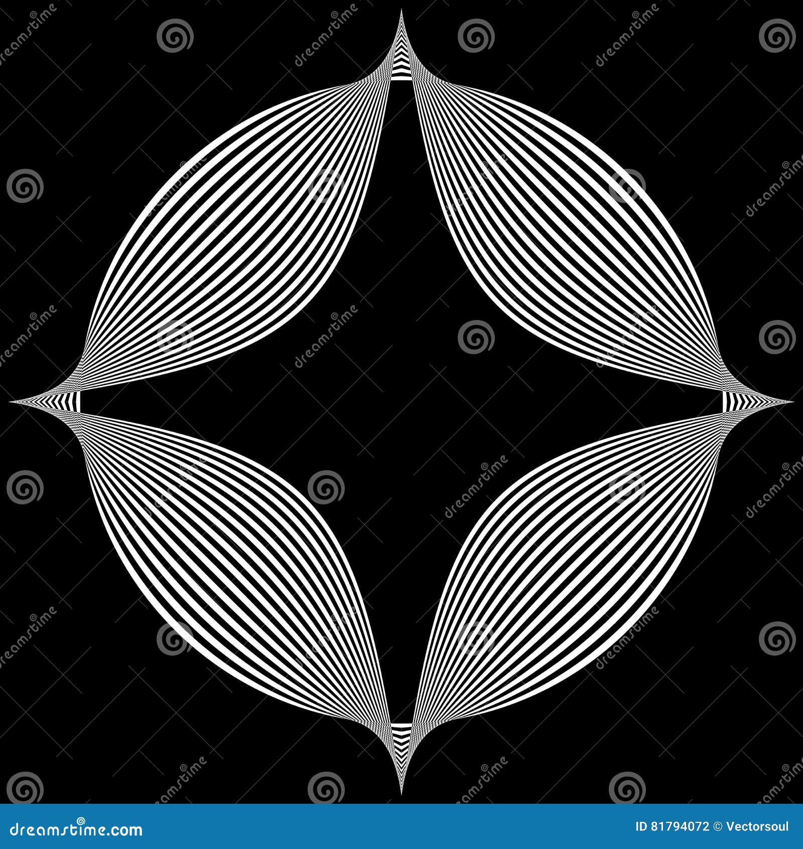 Abstract pointed element stock vector. Illustration of abstract - 81794072