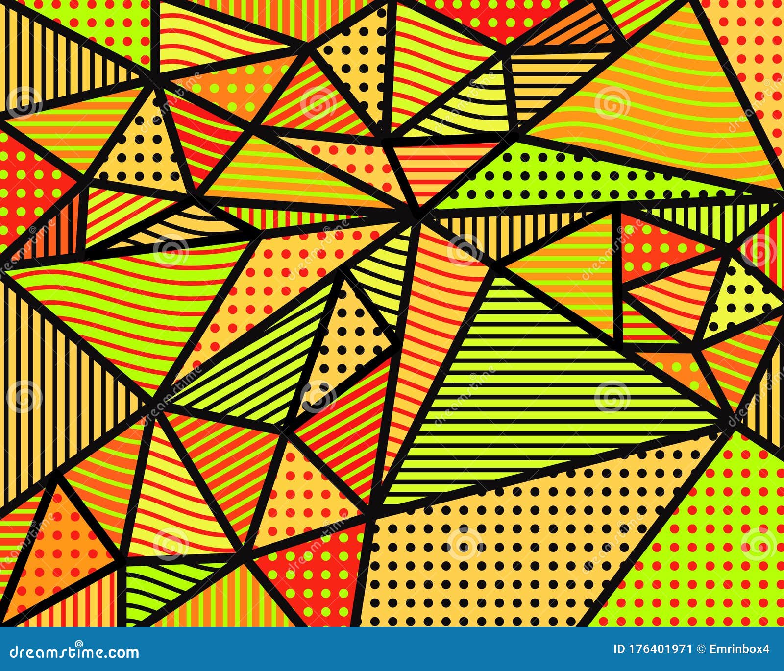 Abstract Poly Cubism Background Wallpaper Stock Illustration ...
