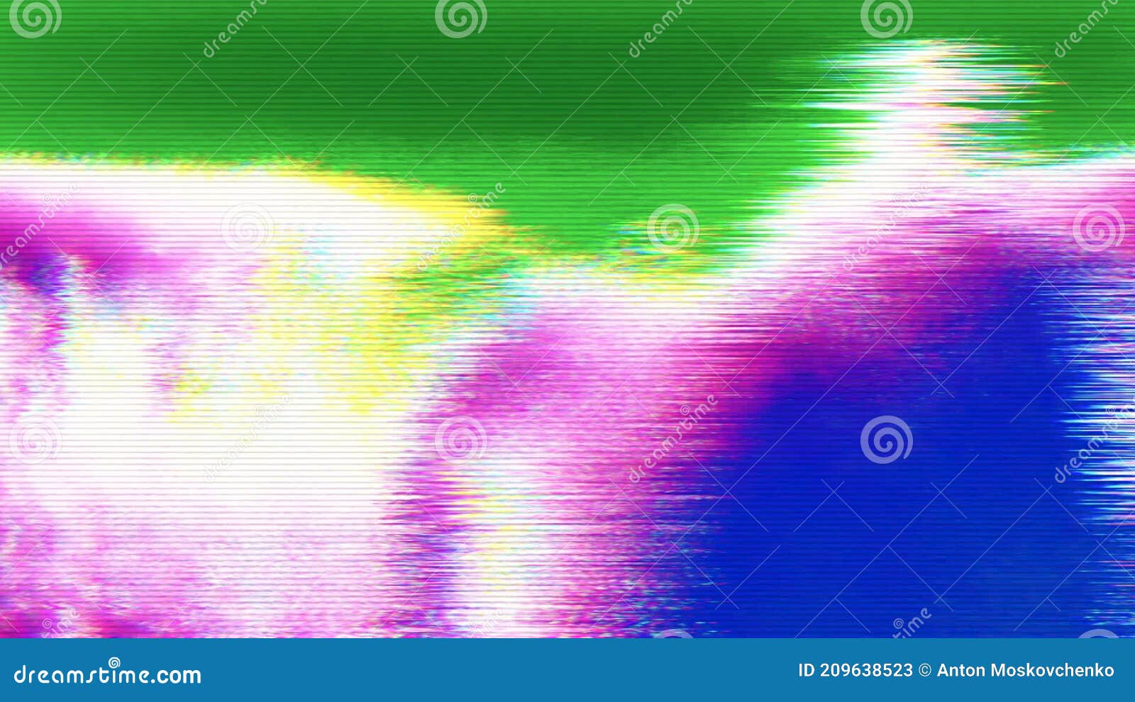 Abstract Polychrome Overlay. Data Mosh Concept, Computer Generated ...