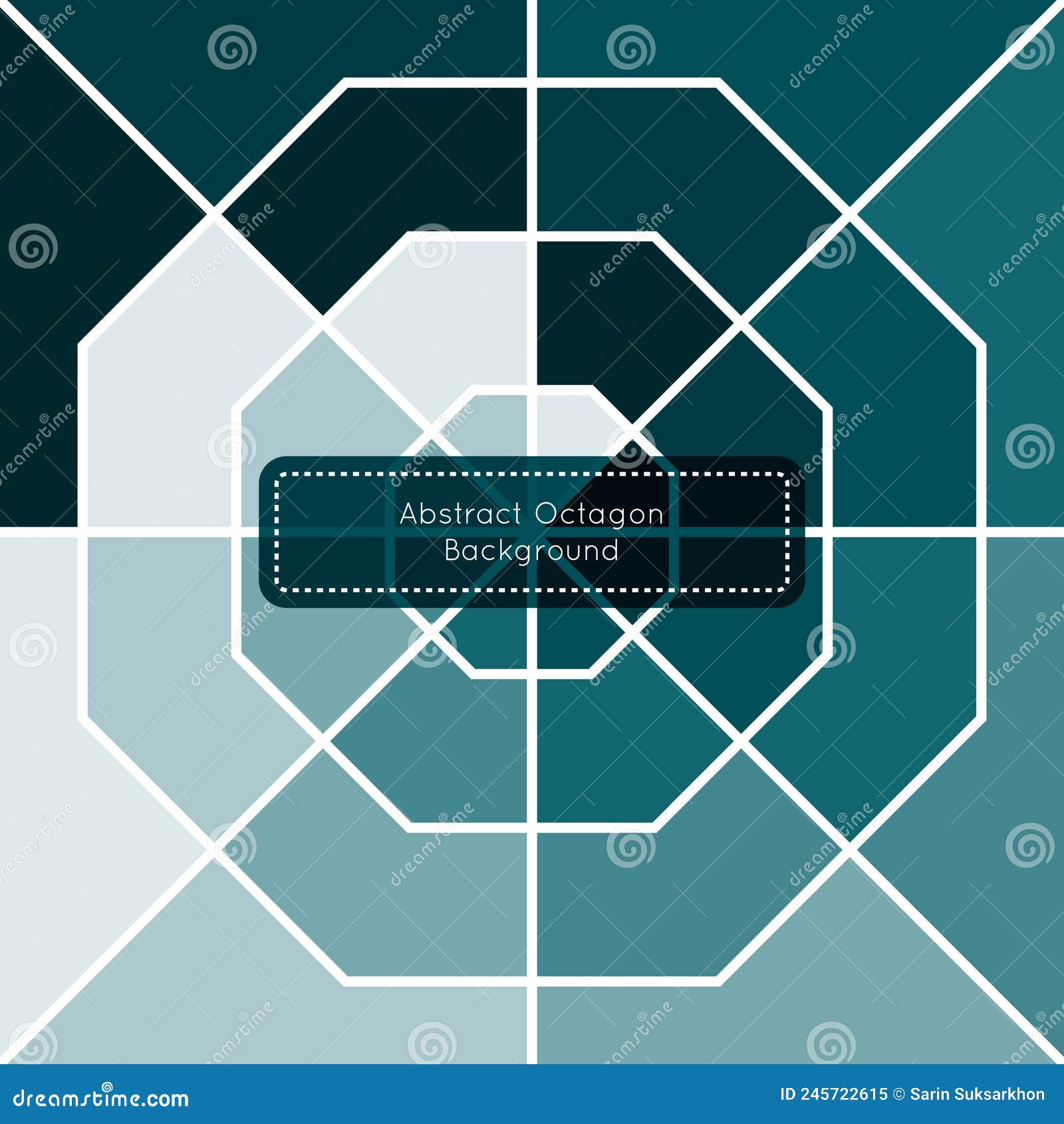 Abstract Polygon Background, Dividing Polygon of Octagon Shape in ...