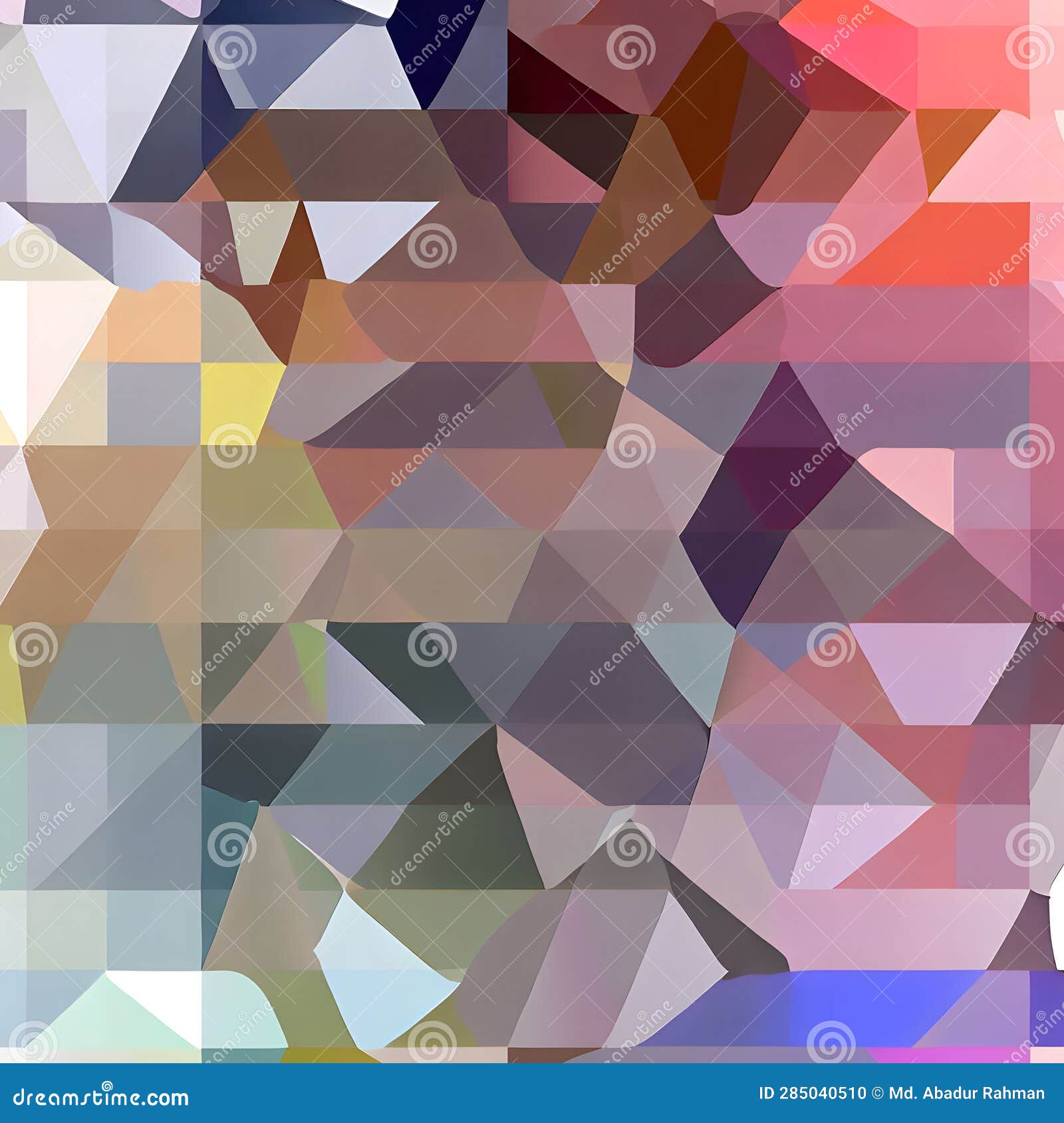 Abstract Polygon Background with Multi Color Scheme Effect Ai Generated ...