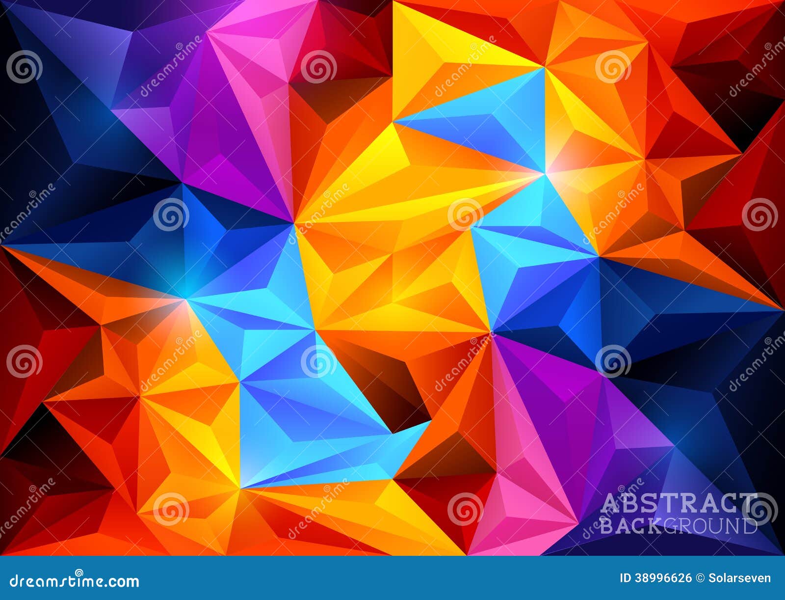 Abstract Polygon Background Stock Vector - Illustration of modern ...