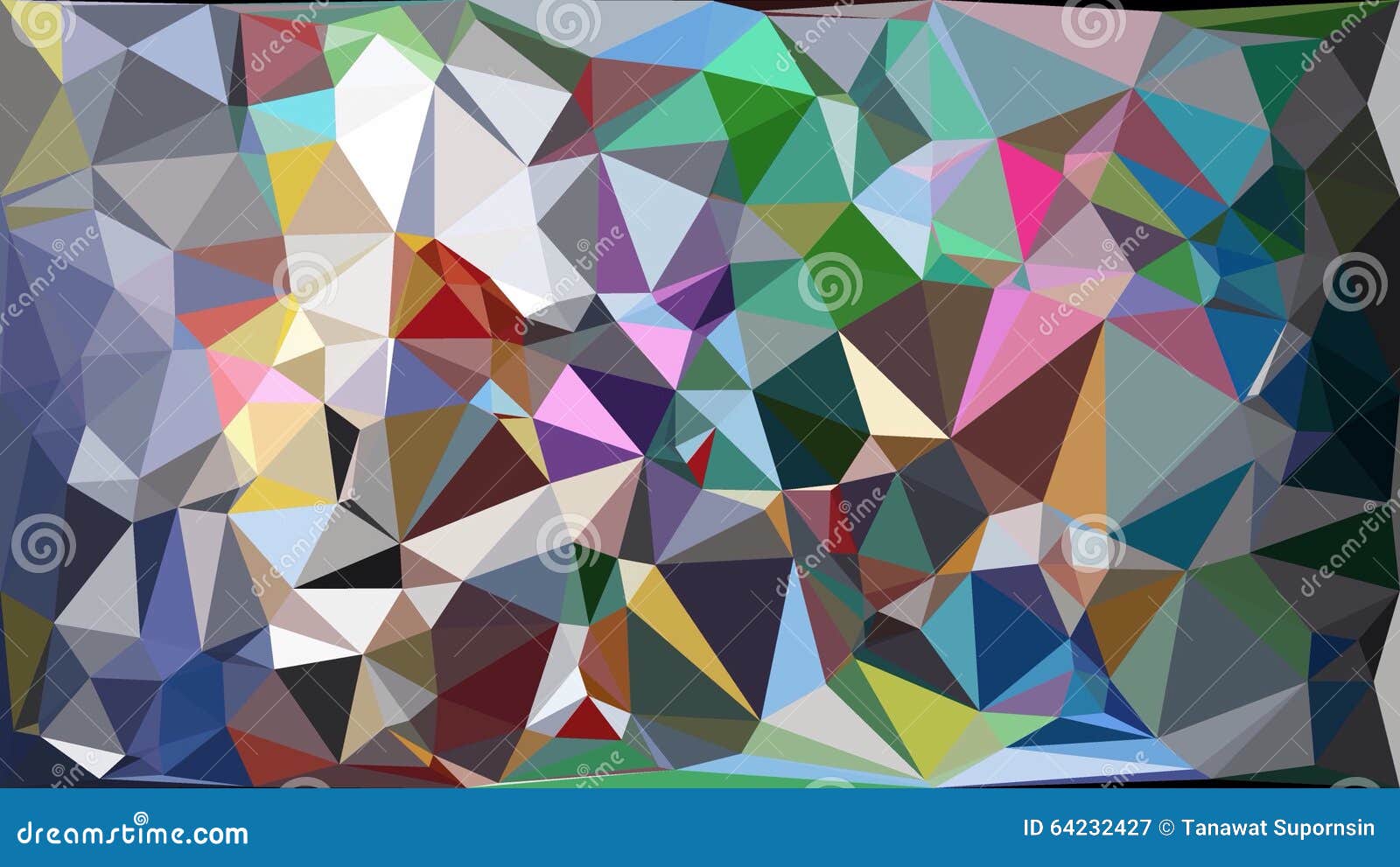 Abstract Polygon Colorful Color Wallpaper Stock Illustration ...