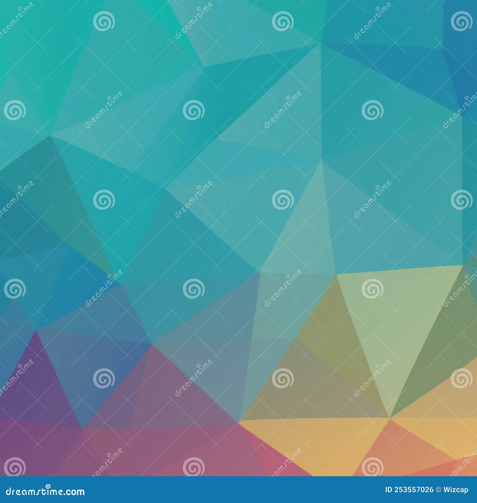 Abstract Polygon Colorful Desktop Background Design. Stock Illustration ...