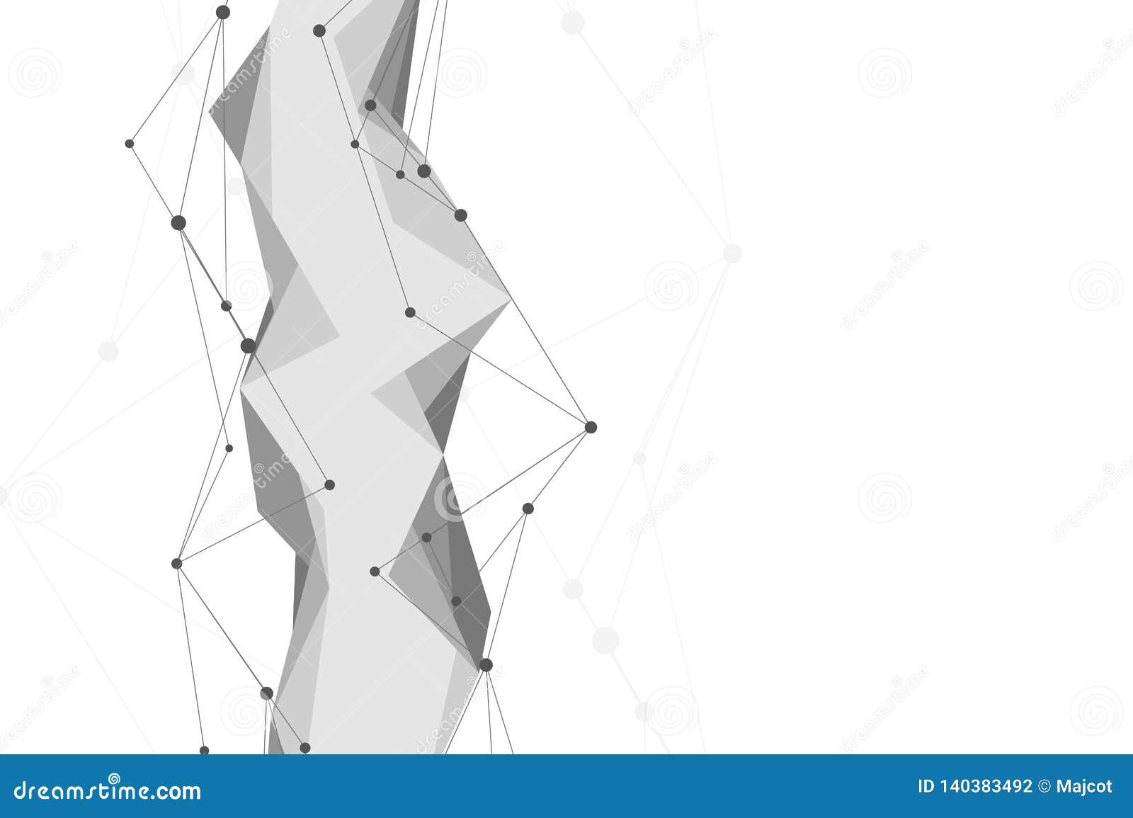 Abstract Polygon Geometry Shape Stock Vector - Illustration of bright ...