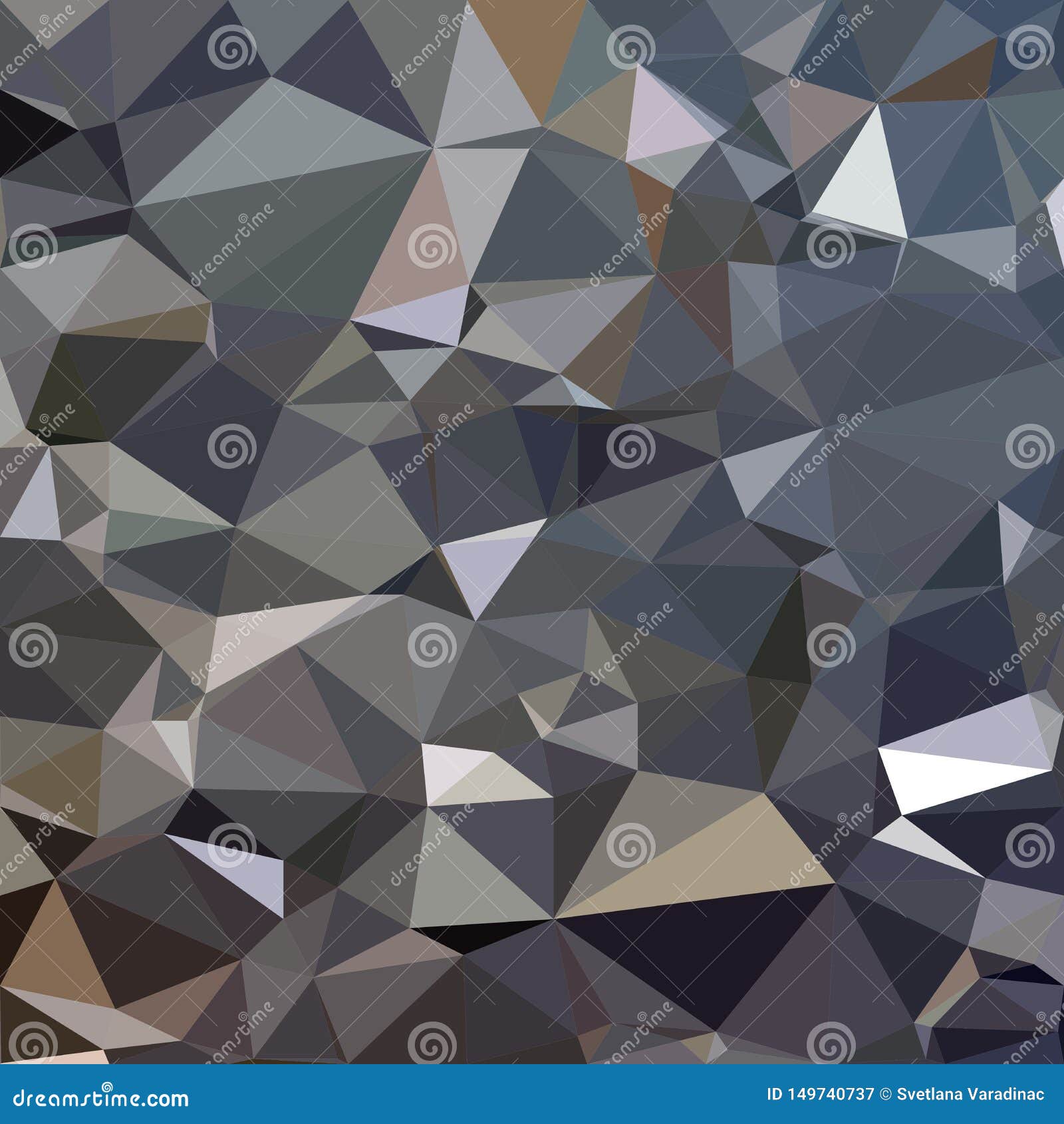 Abstract Polygon Graphic Pattern Composed of Triangles. Stock Vector ...