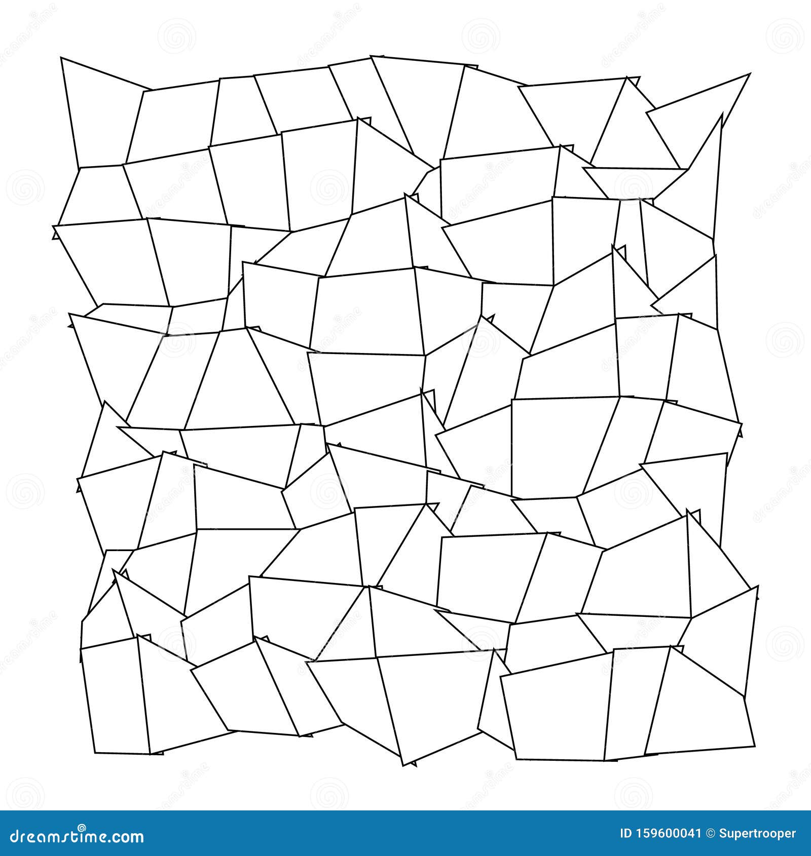 Abstract Polygon Grid Images White Frame Tiles Stock Illustration ...