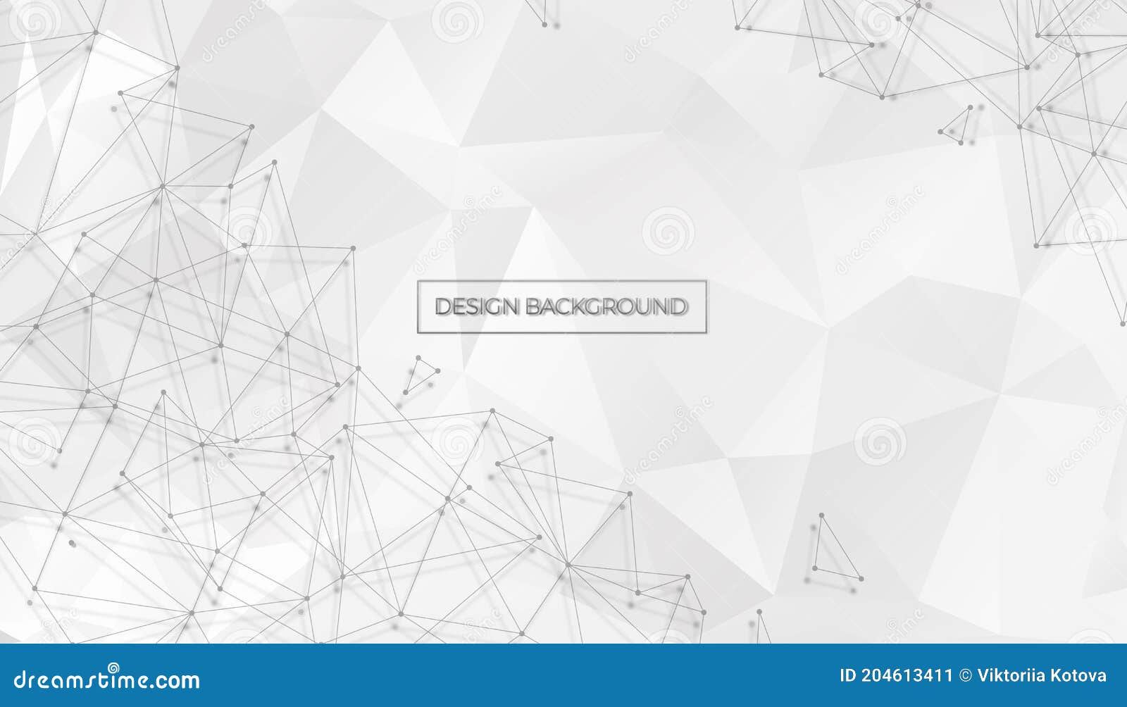 Abstract Polygon White Gray for Vintage Background. Vector Black ...