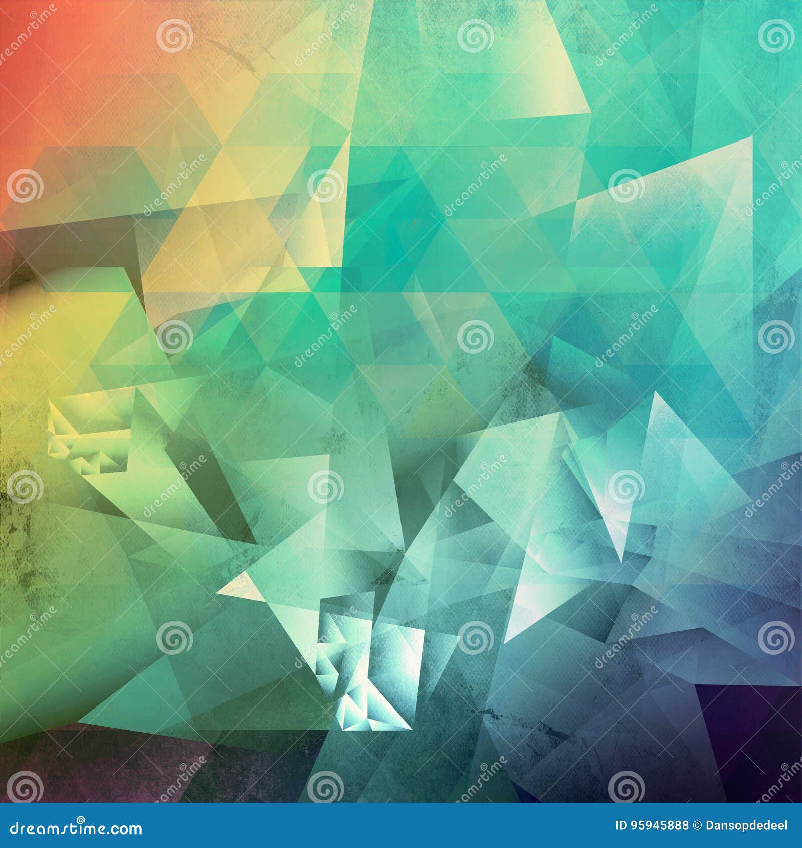 Abstract polygonal artwork stock illustration. Illustration of shapes ...