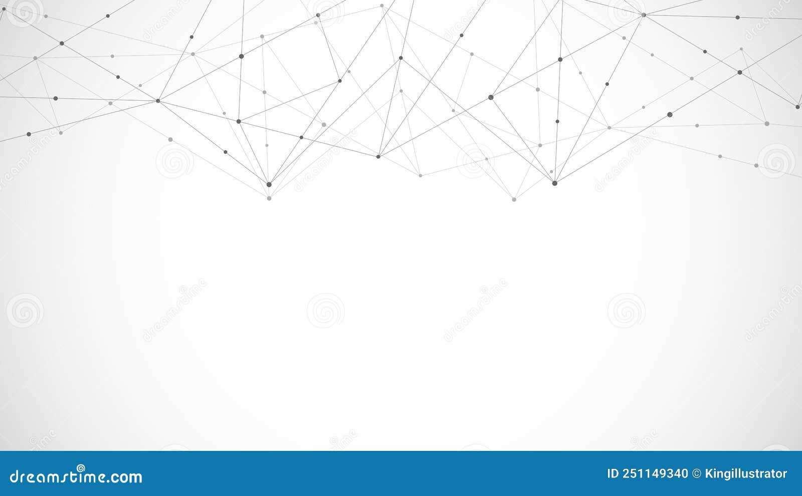 Abstract Polygonal Background With Connecting Dots And Lines Global