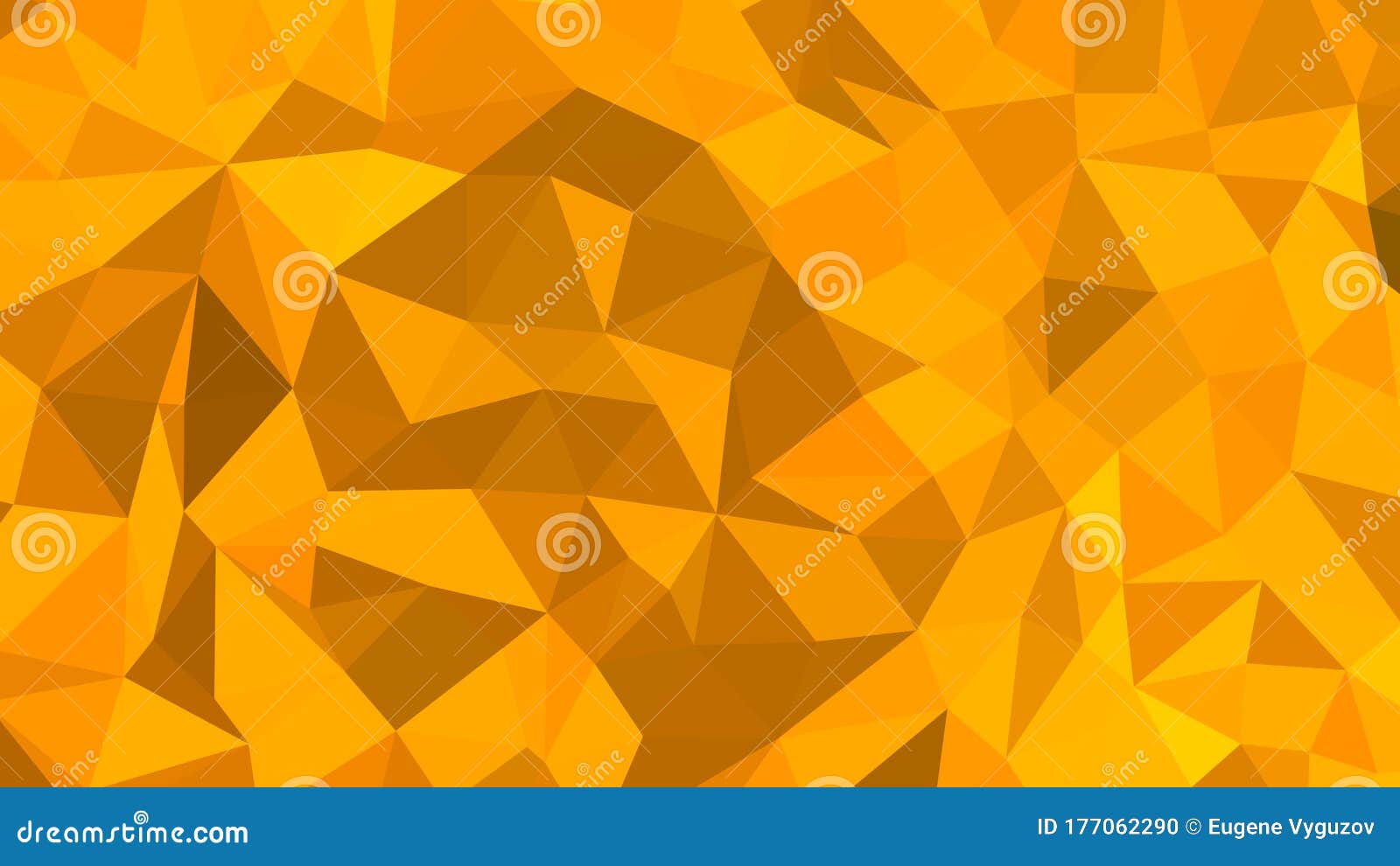 Abstract Polygonal Background. Modern Wallpaper. Orange Vector ...