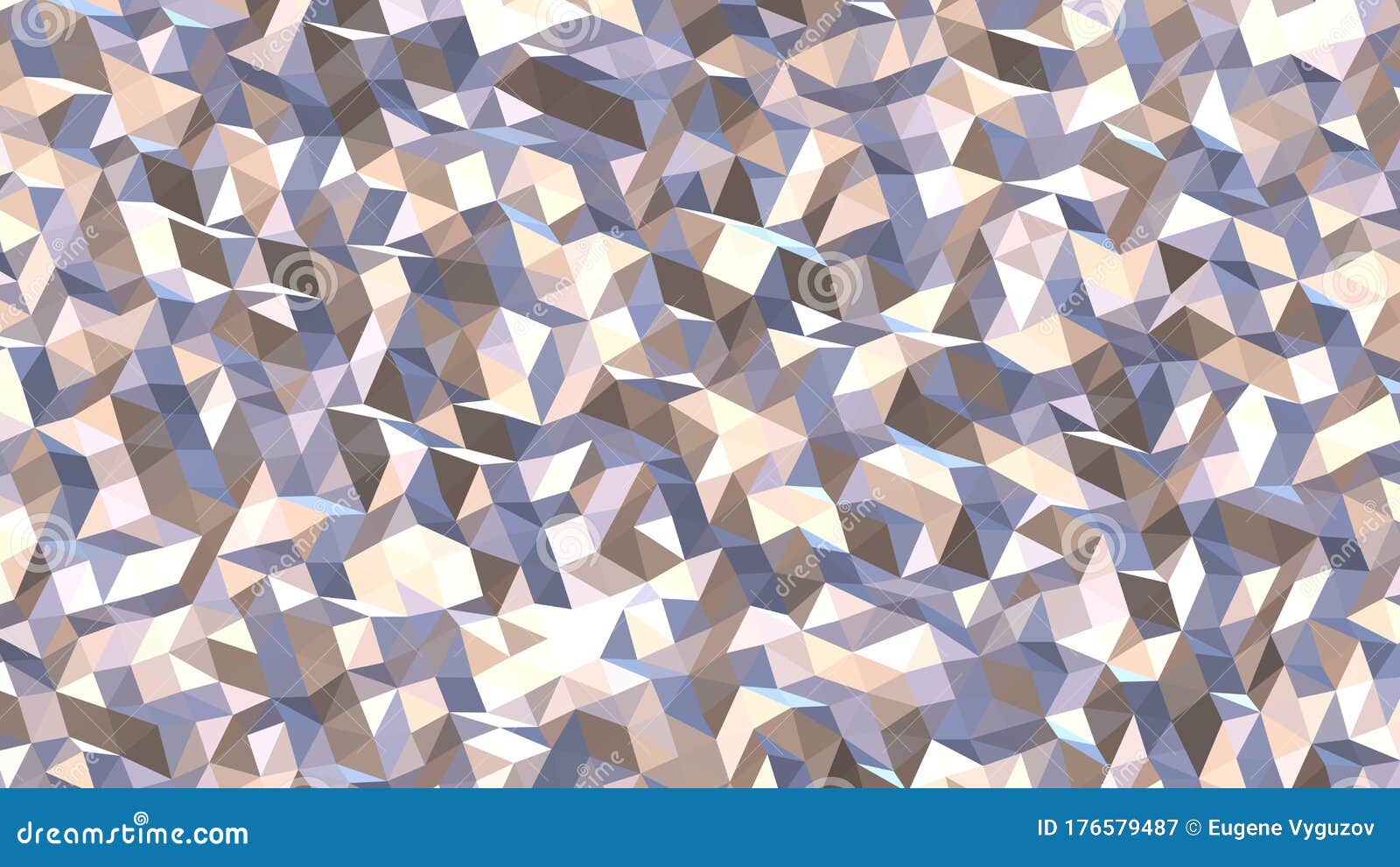 Abstract Polygonal Background, Snow Geometric Vector Stock Vector ...