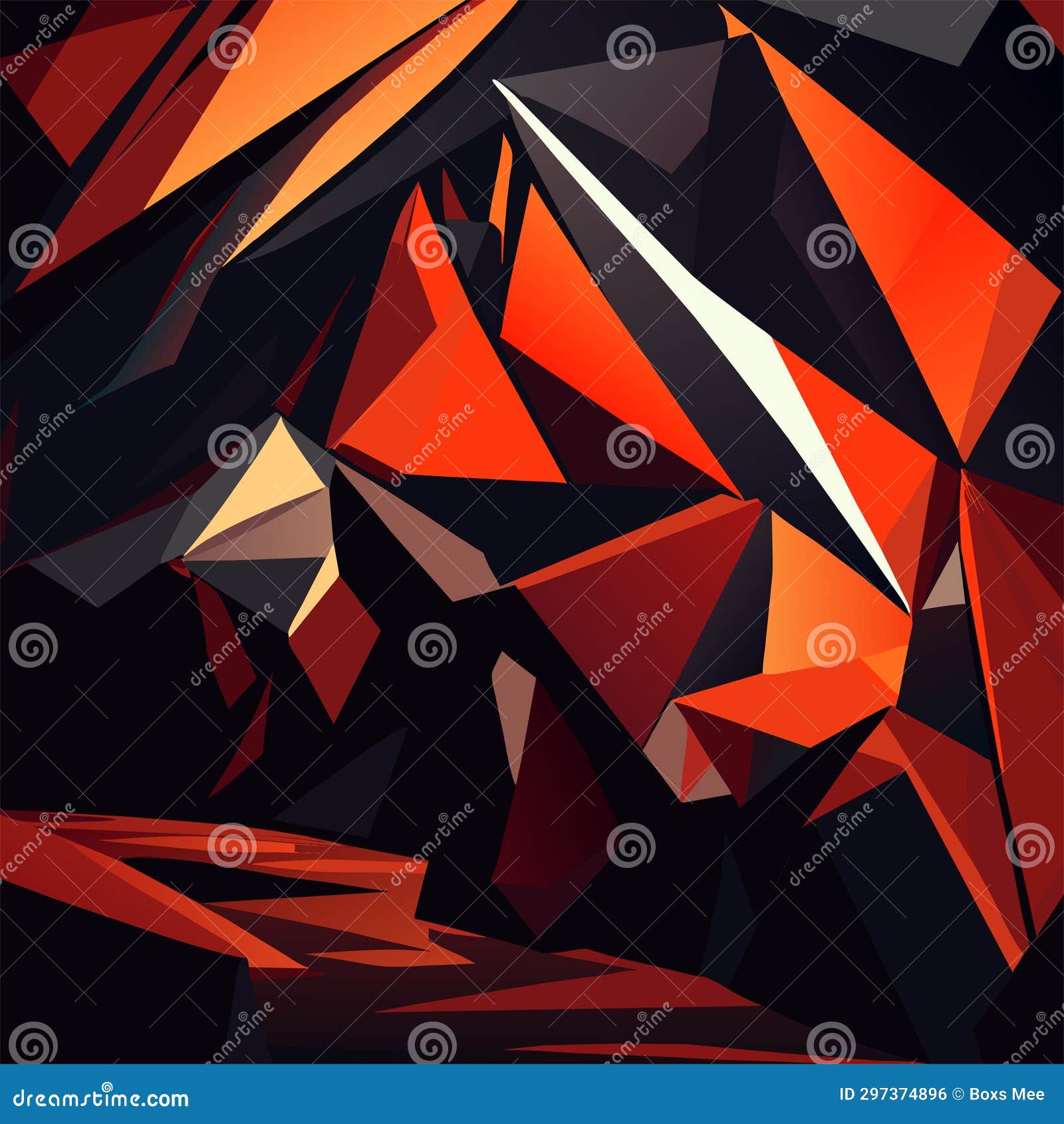 Abstract Polygonal Background Triangular Low Poly Style Stock Vector Illustration Of Style