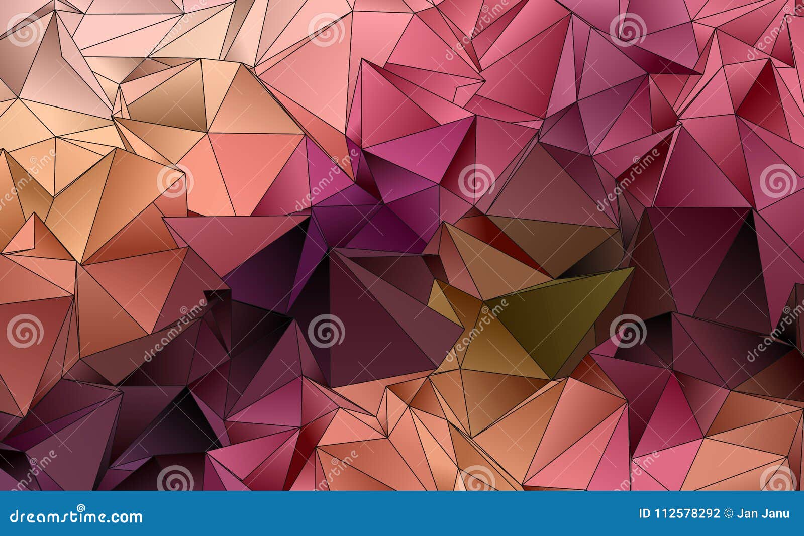 Abstract Polygonal Background. Triangulated Texture Stock Illustration ...