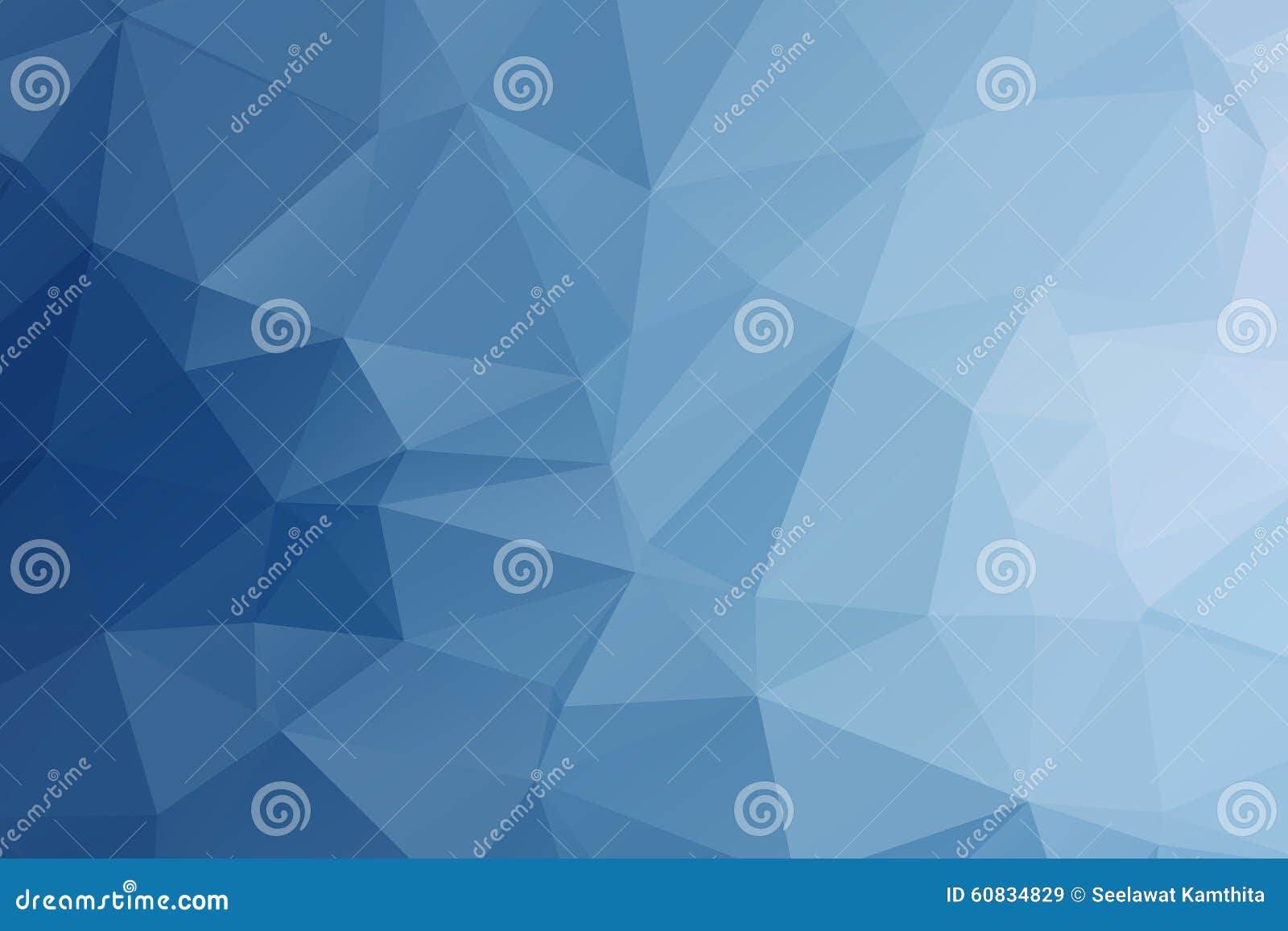 Abstract Polygonal Blue Color Background. Stock Vector - Illustration ...