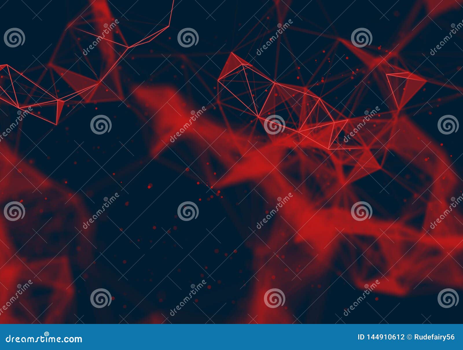 Abstract Polygonal Dark Red Low Poly Background Stock Illustration - Illustration of modern ...
