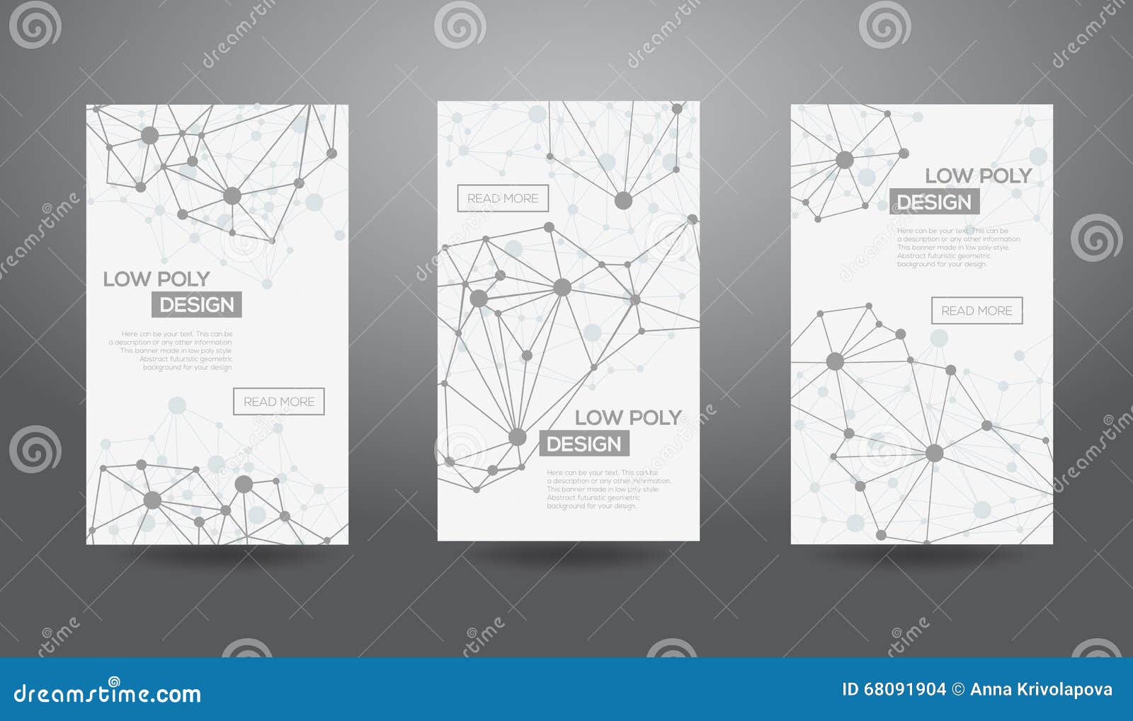 Abstract Polygonal Futuristic Geometric Low Poly Design. Stock Vector ...