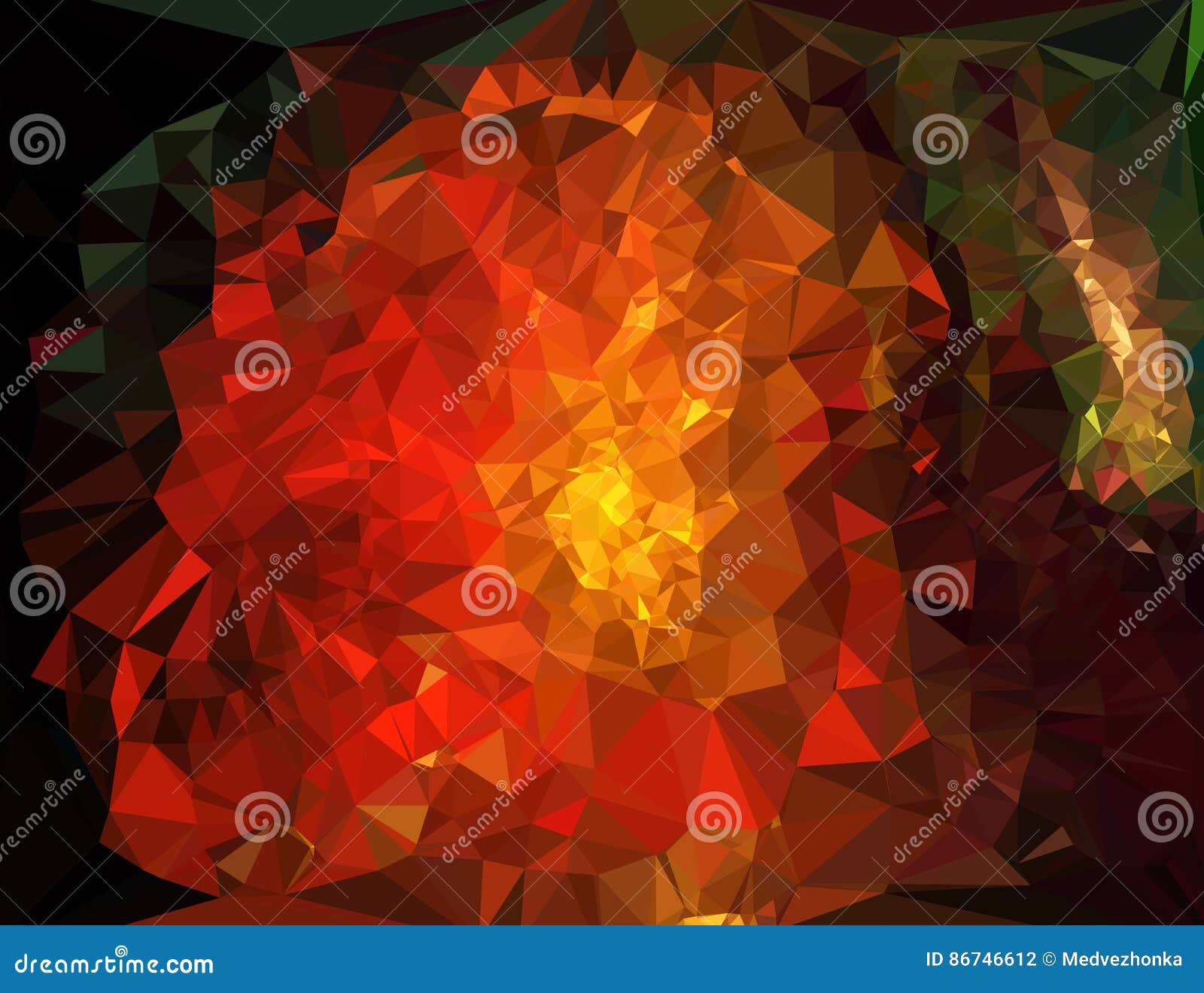 Abstract Polygonal Geometric Background. Stock Illustration ...