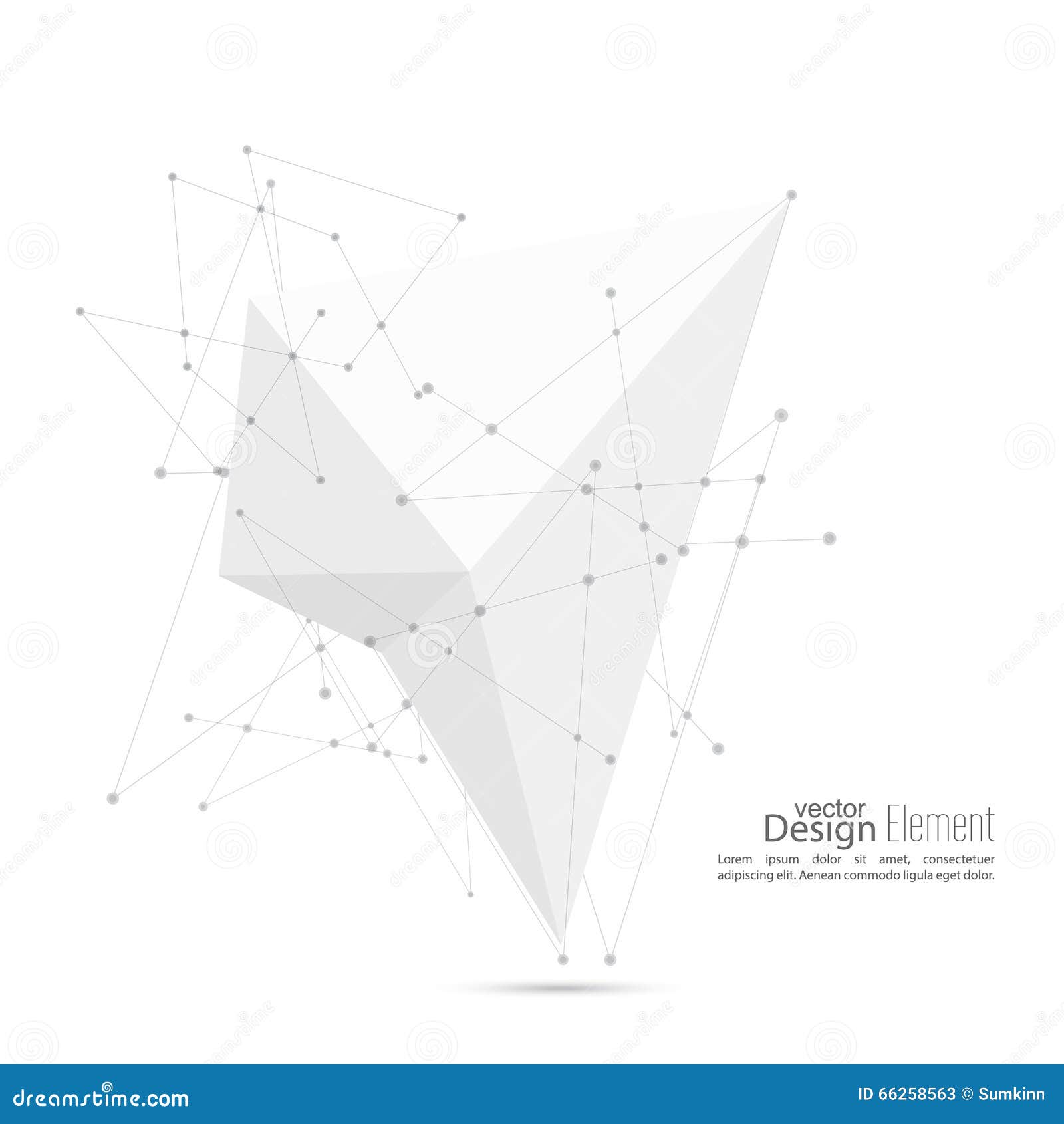 Abstract Polygonal Geometric Shape. Stock Vector - Illustration of ...